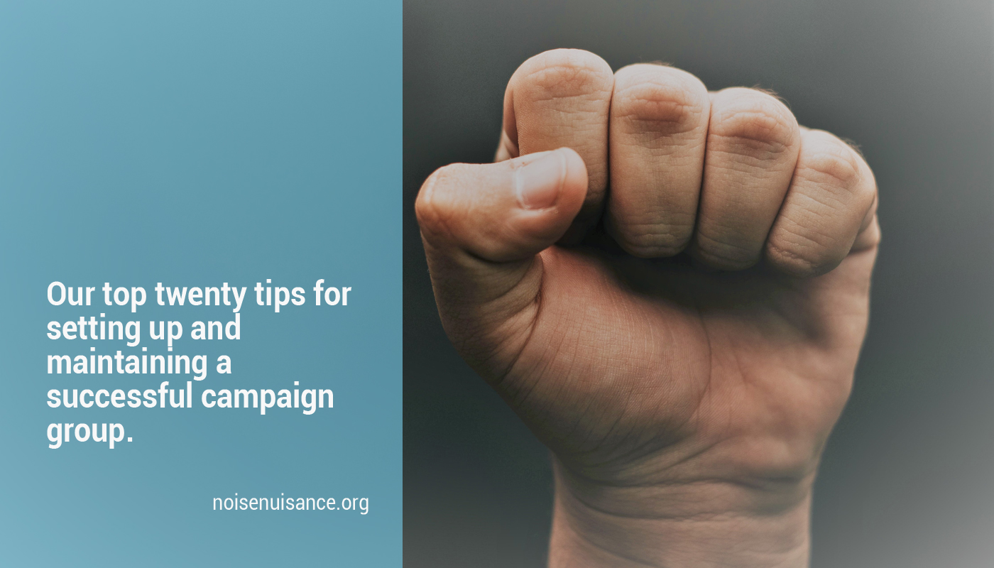 20 Tips for Forming and Managing an Action or Campaign Group – Noise ...